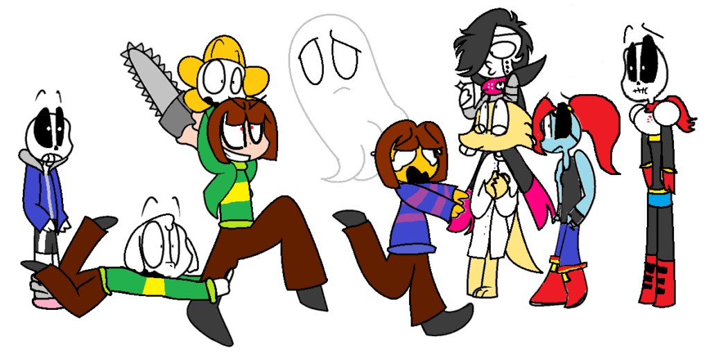 Run Frisk! RUUUN!!! – Sadie Hearts Art